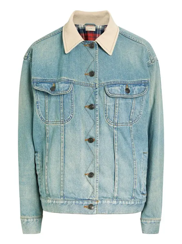 THE ROW Jorelle Panelled Jacket - Denim