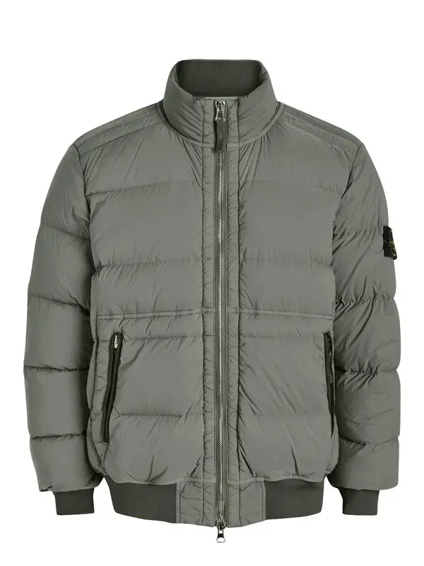 Stone Island Seamless Tunnel Nylon Down Jacket - Grey
