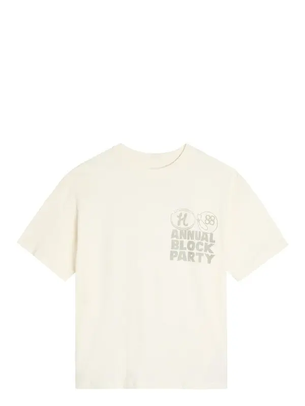 HONOR THE GIFT Printed Cotton T-shirt - Off White