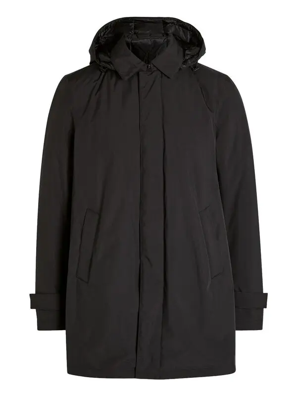 Herno Padded Waterproof Shell Coat - Black