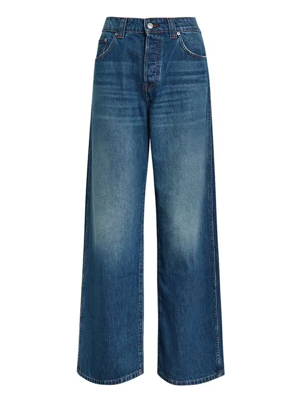Khaite Winslow Wide-leg Jeans - Denim