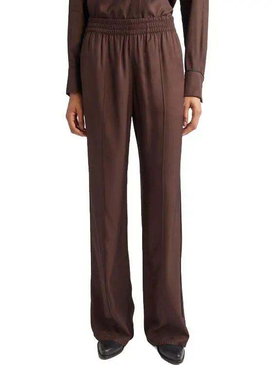 GOLDEN GOOSE Journey Fluid Track Pants - Coffee Bean