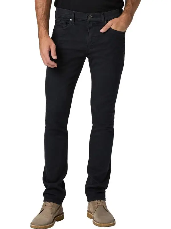 Paige Federal Slim Fit Straight Leg Jeans - True Navy