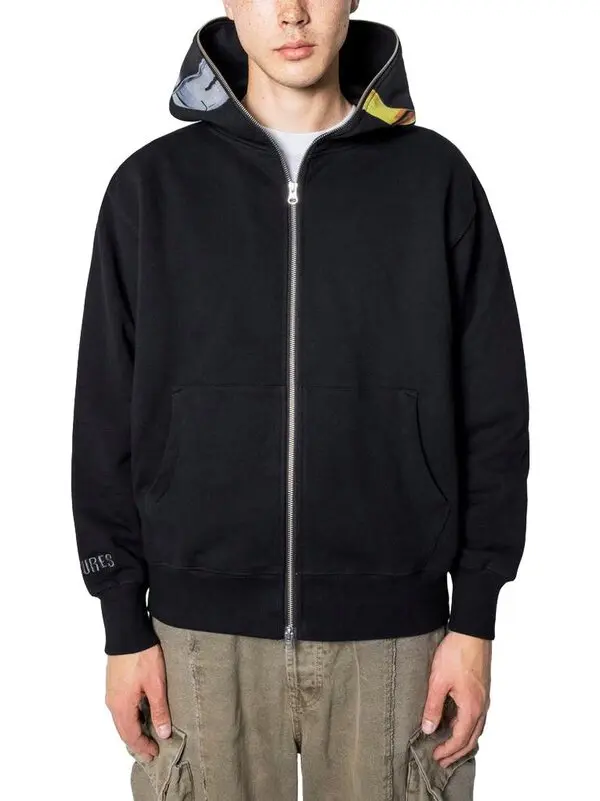 PLEASURES X Daft Punk Ram Zip Hoodie - Black