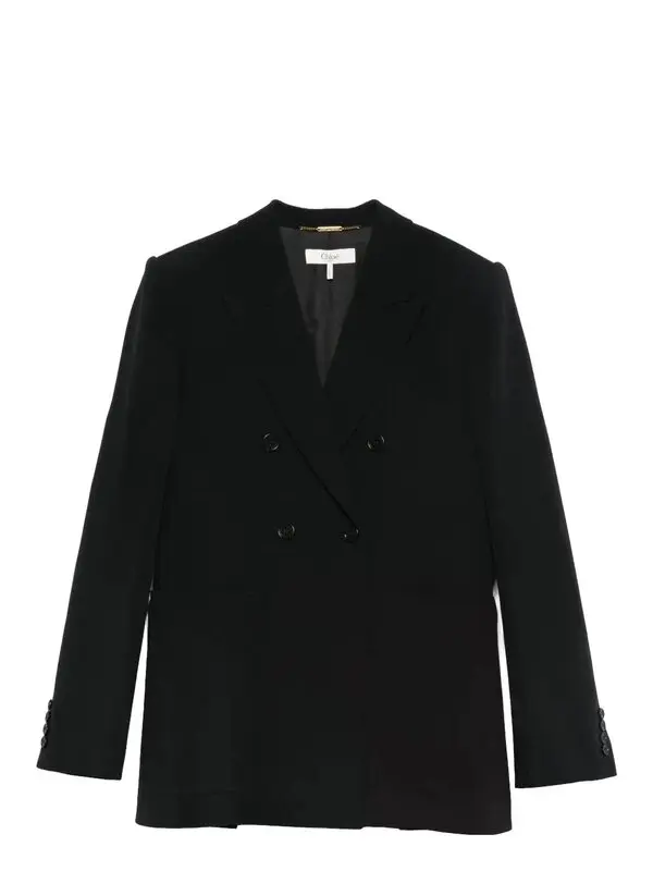 Chloé Double-breasted Tailored Blazer - Black