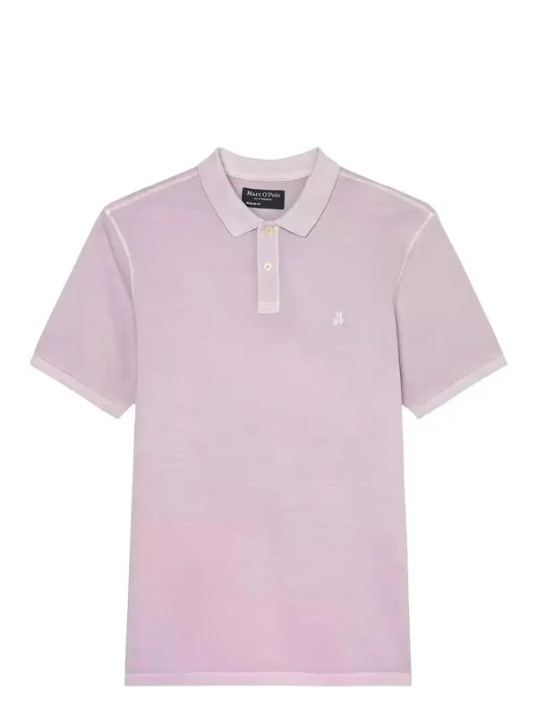Marc O'polo Logo-embroidered Polo Shirt - Purple