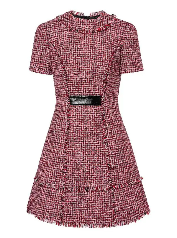 Safiyaa Tweed Minidress - Multicoloured