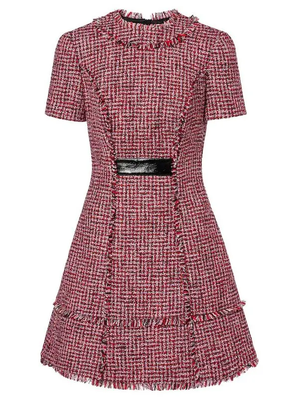 Safiyaa Tweed Minidress - Multicoloured