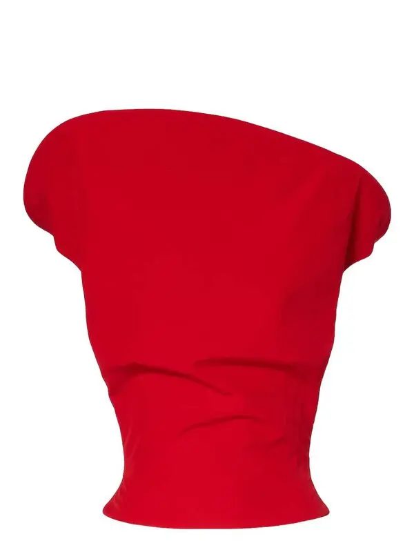 Magda Butrym Asymmetric Top - Red