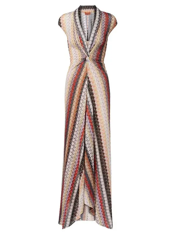 Missoni Lamé Maxi Dress - Multicoloured