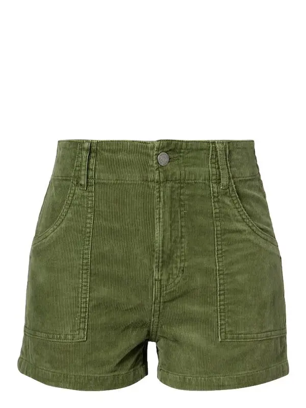 Veronica Beard Sally Corduroy Shorts - Green