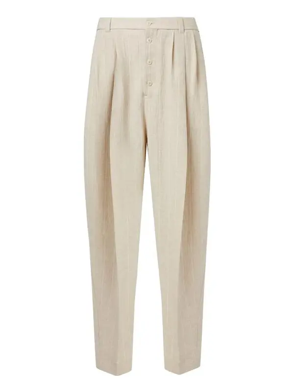 Jacquemus Fernando Wide-leg Pants - Beige