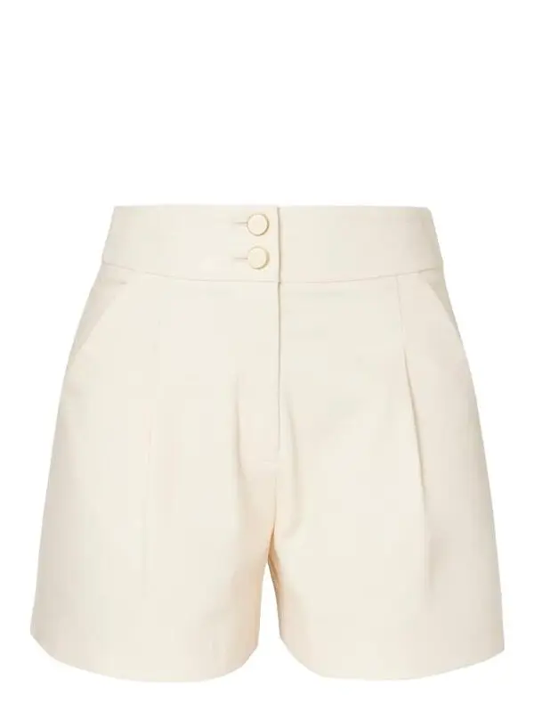 Veronica Beard Devina High-rise Shorts - White