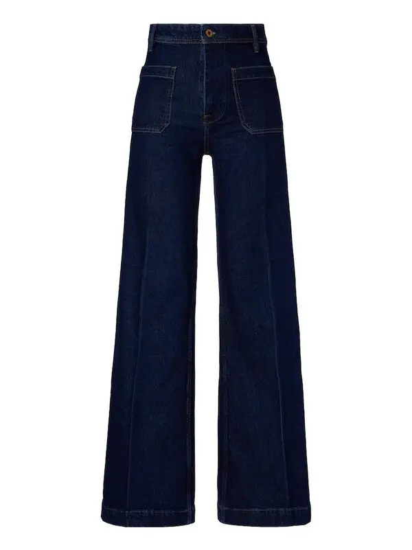 Polo Ralph Lauren High-rise Wide-leg Jeans - Blue