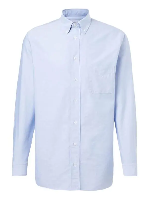 LARDINI Cotton Shirt - Blue