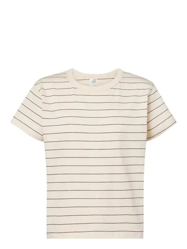 LESET Margo Cotton Jersey T-shirt - Beige