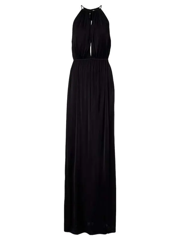 NILI LOTAN Vesper Maxi Dress - Black
