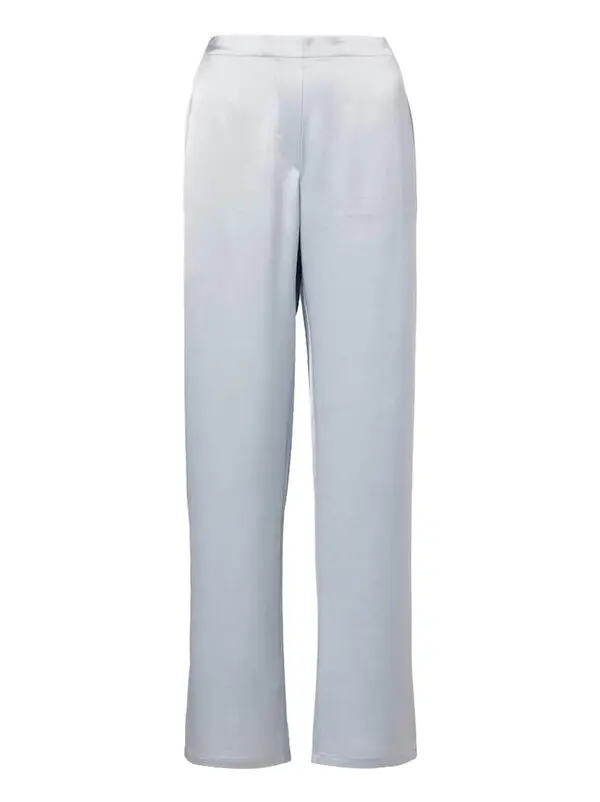 LESET Barb Painter Satin Pants - Blue