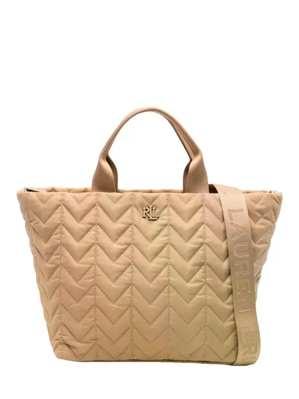 Ralph Lauren Logo-plaque Tote Bag - Neutrals