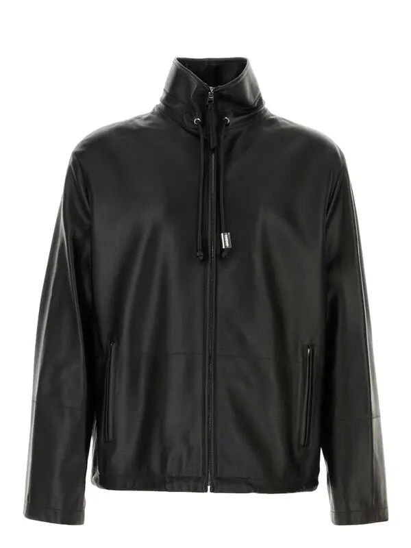 Loewe Leather Jacket - Black