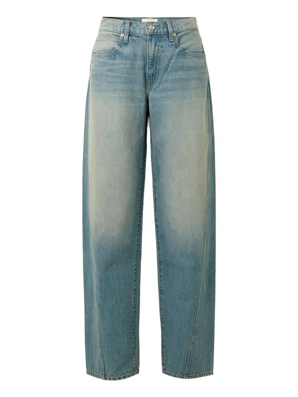 SLVRLAKE Tess Long Twisted Stem Boyfriend Jeans - Blue