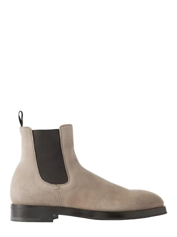 Officine Creative Ortega 003 Suede Chelsea Boots - Brown