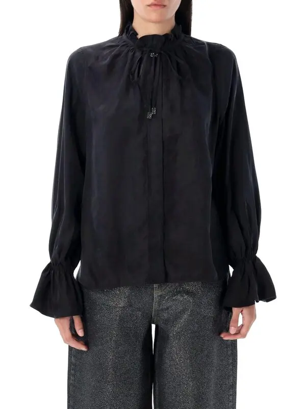GANNI Top - Black