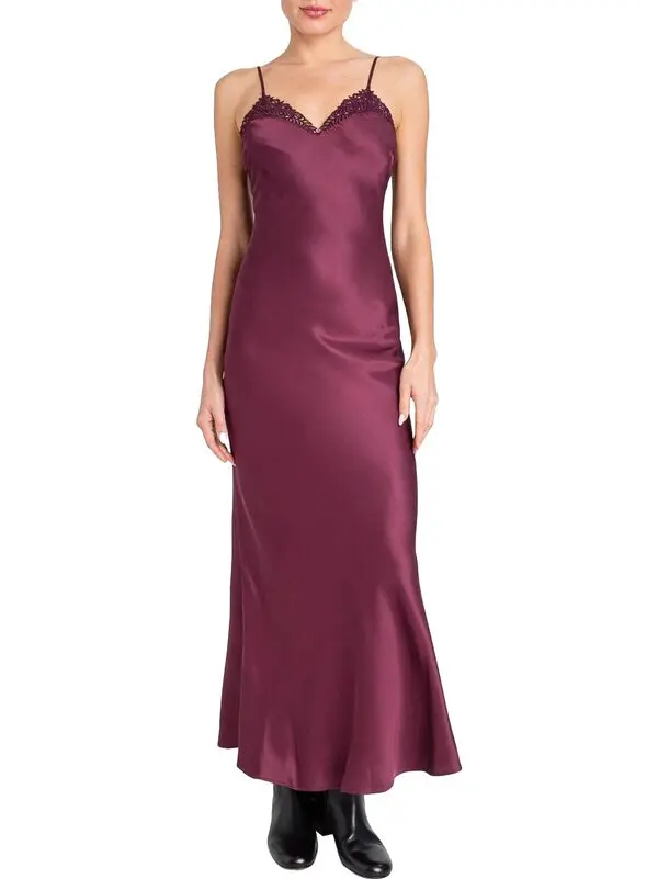 TWINSET Maxi Dress - Burgundy