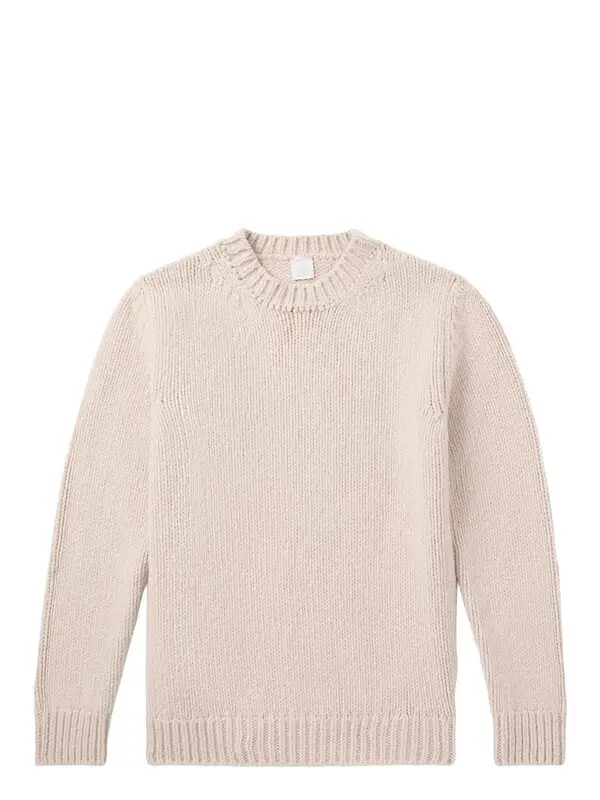 Eleventy Slim-fit Wool Sweater - Neutrals