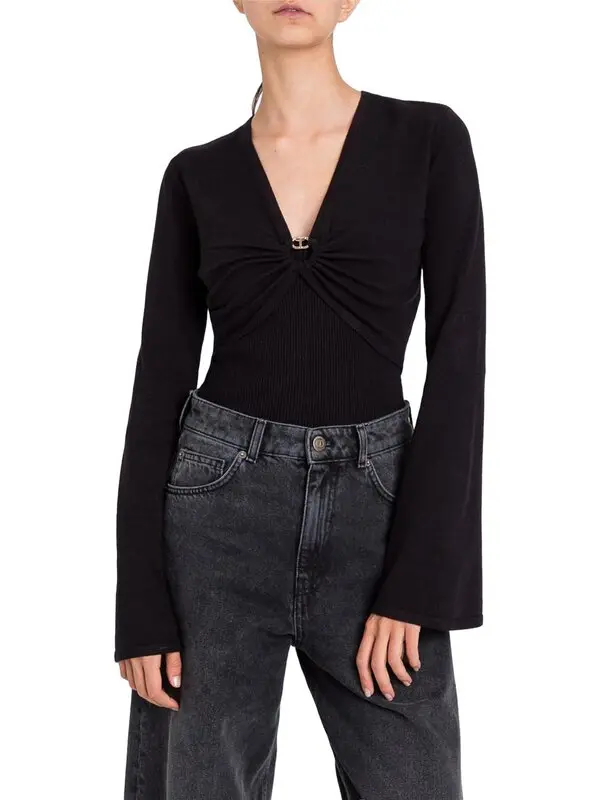 TWINSET Top - Black
