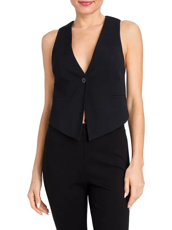 TWINSET Sleeveless Waistcoat - Black