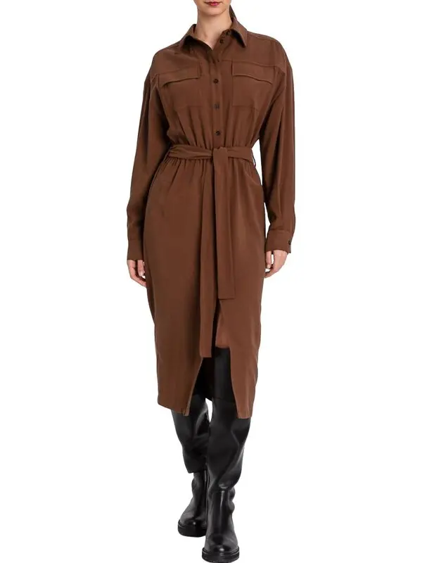 TWINSET Shirt Dress - Brown