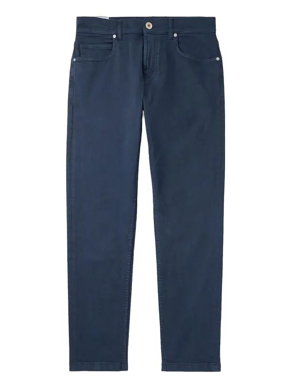 Eleventy Slim-fit Straight-leg Jeans - Blue