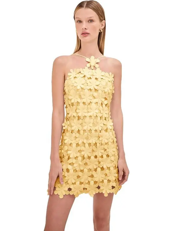Alexis Lily Mini Dress - Yellow
