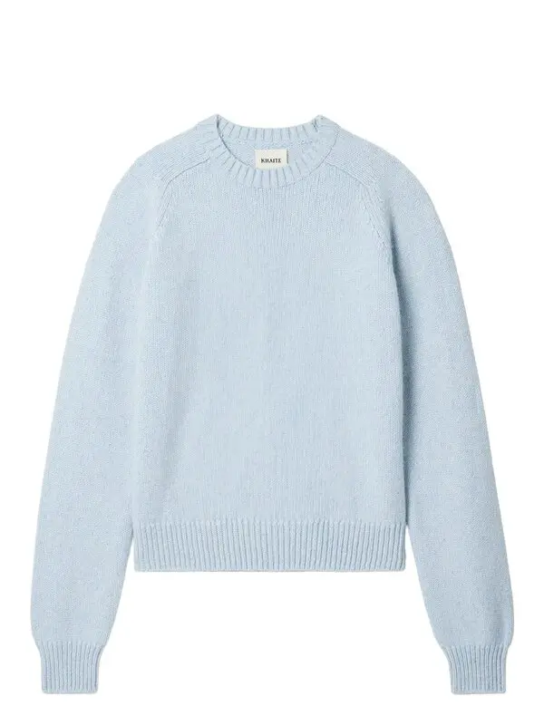Khaite Nera Cashmere Sweater - Blue