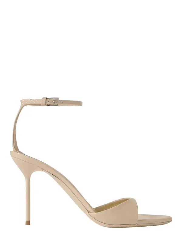 Paris Texas Lidia Patent-leather Sandals - Neutrals