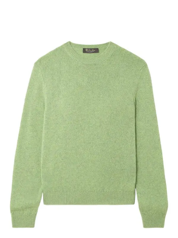Loro Piana Fobello Cashmere Sweater - Green