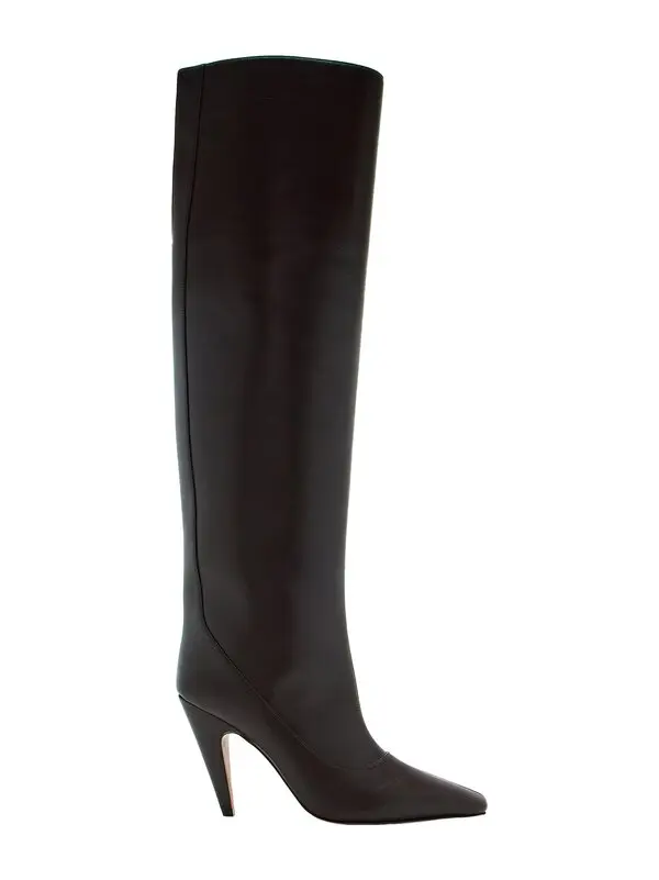 Stella McCartney Spur Vegan-leather Knee Boots - Brown