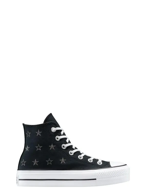 CONVERSE Chuck Taylor All Star Lift Platform High Archive Stars - Black