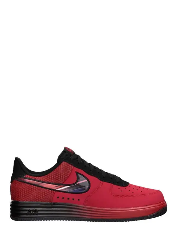 Nike Lunar Force 1 Leather Sneakers - Red