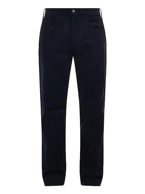 Citizens Of Humanity Elijah Straight-leg Stretch-denim And Cashmere Jeans - Navy