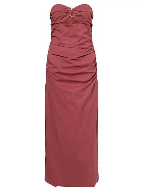 4TH & RECKLESS Winnie Cotton Maxi Dress - Red