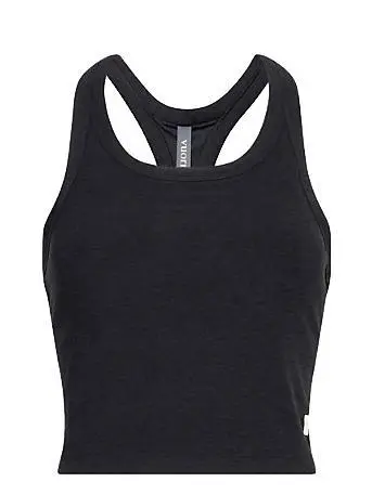 Vuori Elevation Racerback Stretch-jersey Top - Black Heather