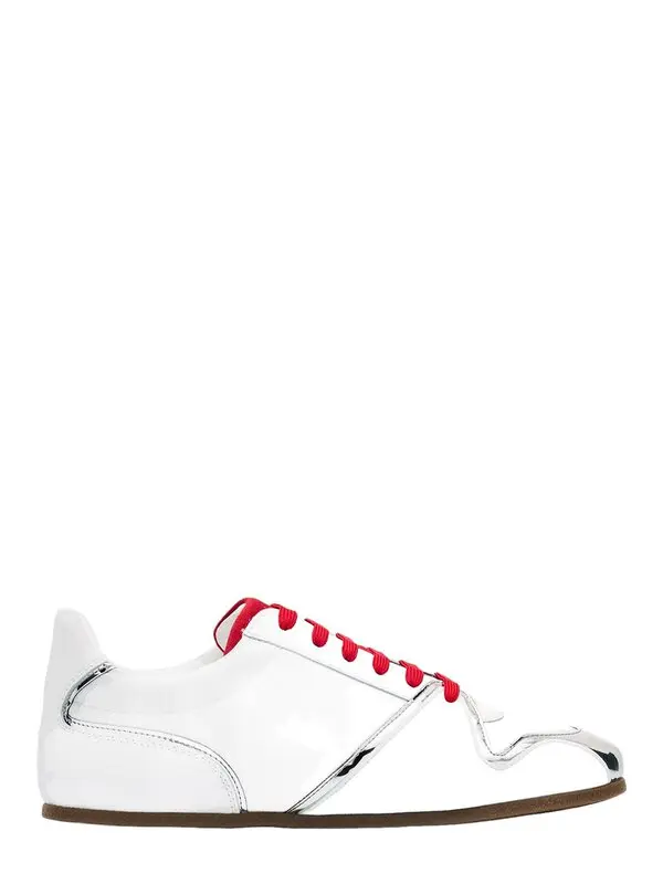 Moschino Leather Low-top Sneakers - White