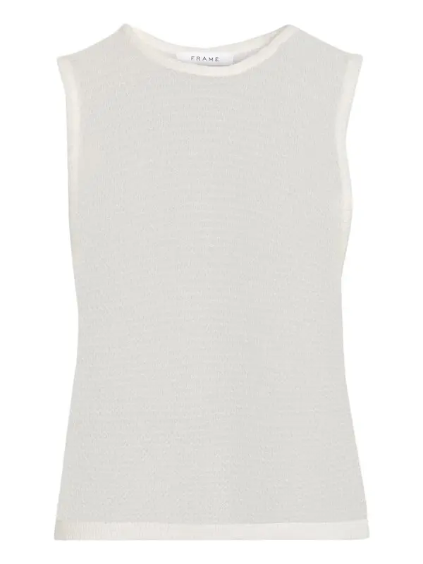 FRAME The Lofty Tank Top - White