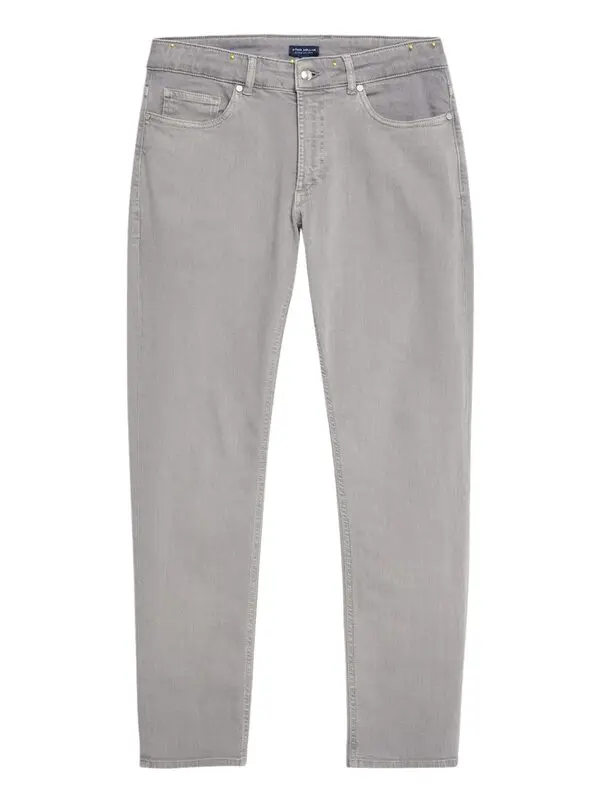 Peter Millar Fairfield Garment-dyed Denim Pants - Oslo Grey