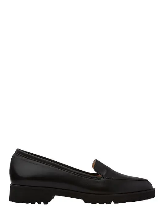 ANDREA CARRANO Carro Loafers - Black Leather