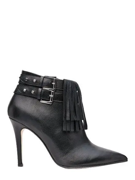 TIANNIA BARNES Jazzy Booties - Black Nappa
