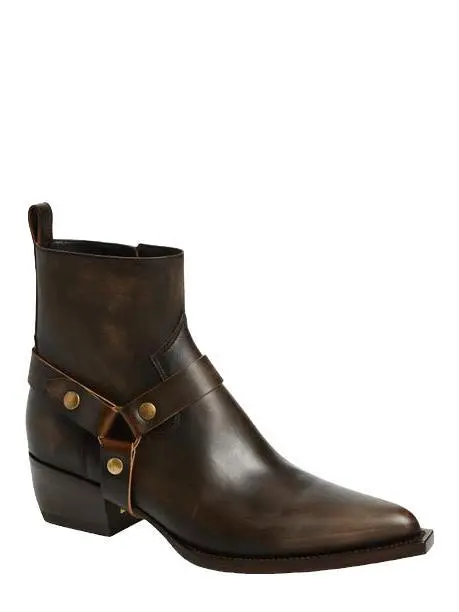 Golden Goose Debbie Harness Boots - Dark Brown/beige