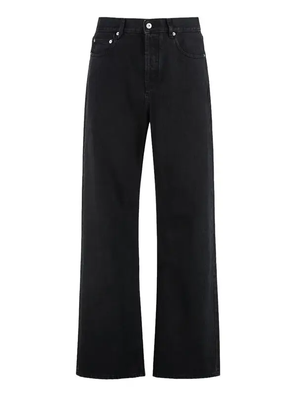 Jacquemus De-nîmes Straight-leg Jeans - Black